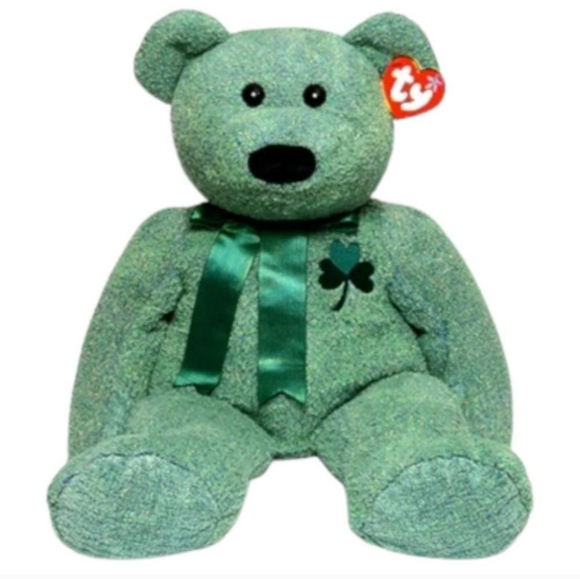 Ty | Toys | 42 Nwt Shamrock Ty Original Beanie Baby Clover Rare Error ...